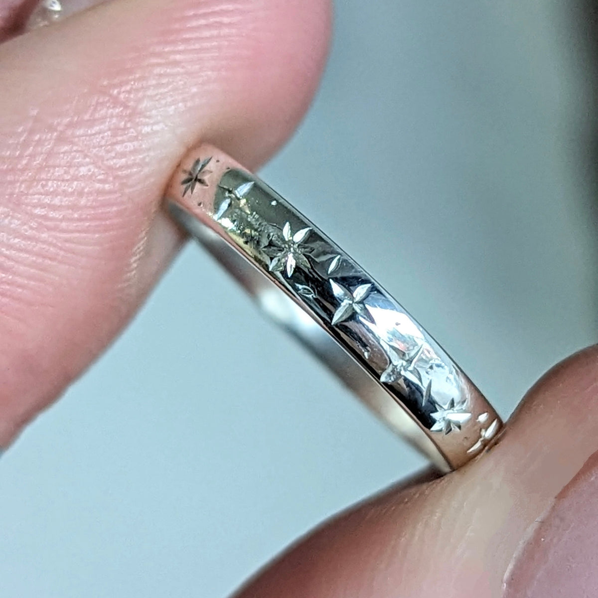 Stellar Sterling Silver Band – Second Empire Jewellers